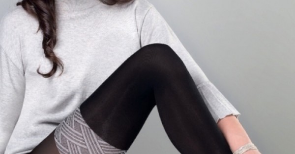 Ciorapi cu Model Gabriella Paula Negru 60 Den